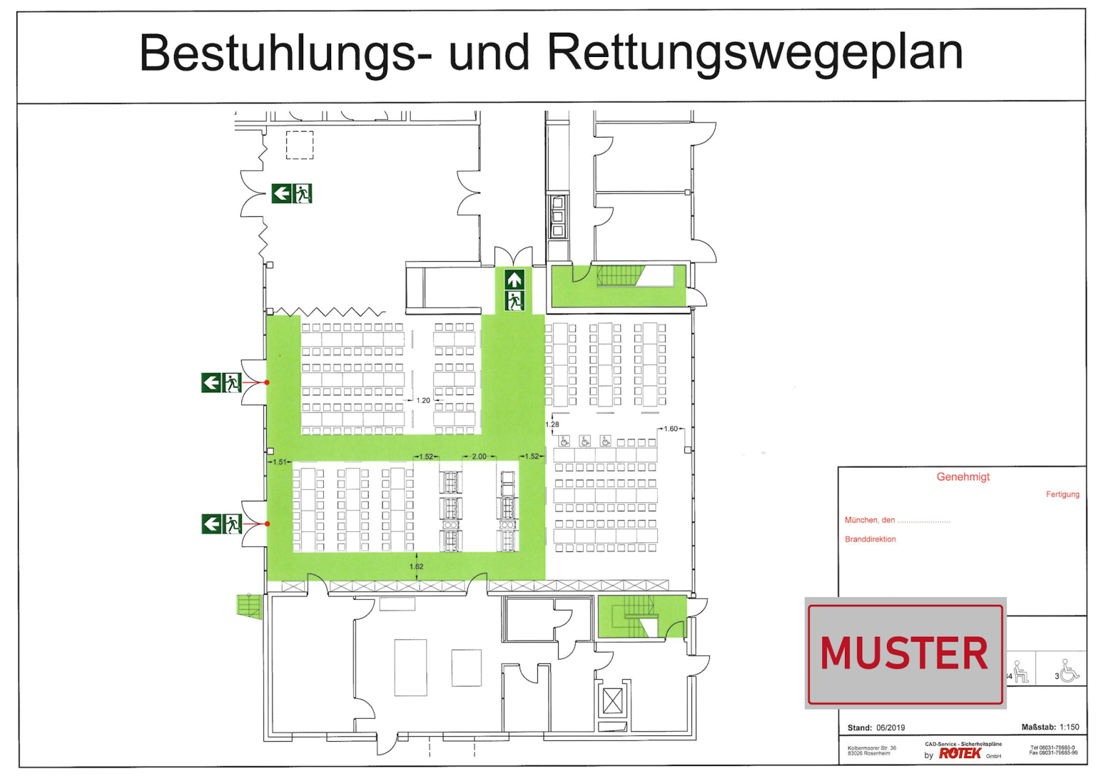 Fluchtwegpläne nach DIN ISO 23601 - Rotek GmbH - Rosenheim