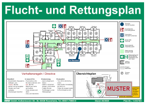 Fluchtwegpläne nach DIN ISO 23601 - Rotek GmbH - Rosenheim